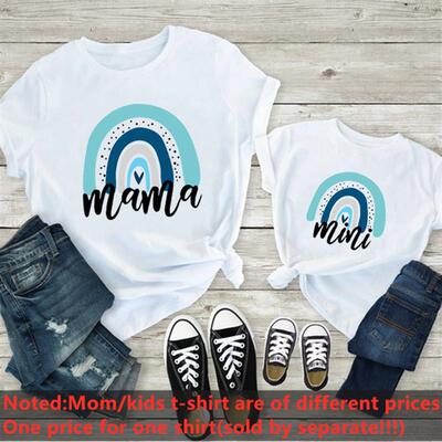 Fashion Family Look Mother and Daughter Family Matching Clot