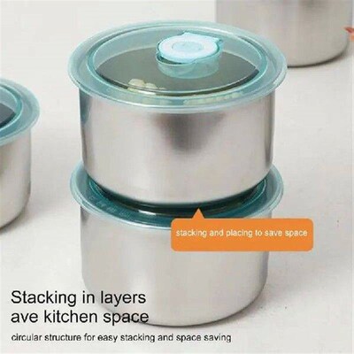 Stainless Steel Storage Containers Food Grade Thickened