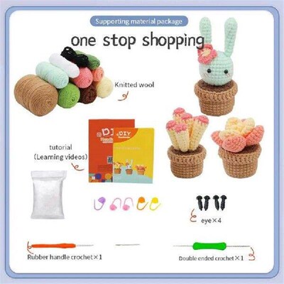 Crochet Kit For Beginners Cute Yarn Crochet Kit Knitting
