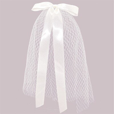 White Korean Wedding Dress Accessories Pearl Short Beautiful