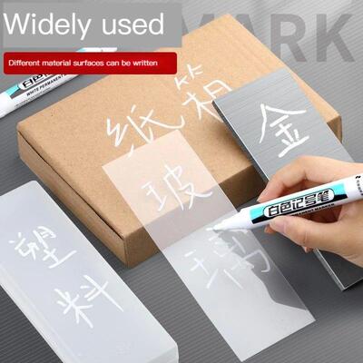 1/4Pcs White Permanent Paint Pen set for Wood Rock Plastic L