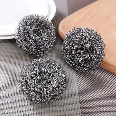 20pcs High-Zinc Wire Steel Ball Dishwashing Cleaning Equipme