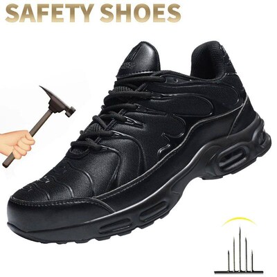 Steel Toe Shoes for Men Indestructible Work Shoes Lightweigh