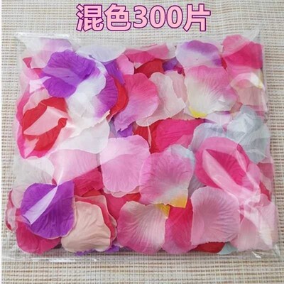 Rose petals wedding flower simulation scattering flowers花瓣