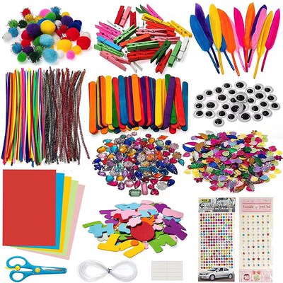 1200 Pieces Plush Balls Eyes DIY Art Craft Toys Plush Stick1