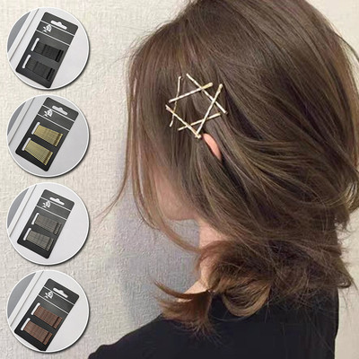 24pcs Black Hairpins For Women Hair Clip Lady Bobby Pins Inv