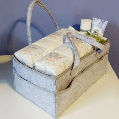 Baby Diaper Caddy Organizer Portable Holder Bag for Changing