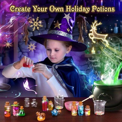 Advent Calendar 2025 for Girls 24 Days Magic DIY Potion Kit