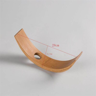 Creative Wooden Balance Red Wine Rack Bamboo Wine