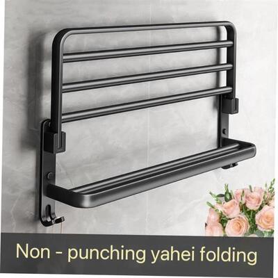Bathroom shelf wall hanging toilet shower room storage rack1