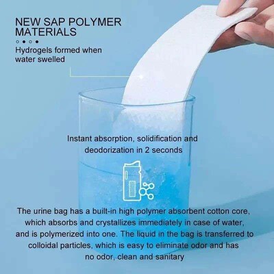 4pcs Disposable 700ML Urine Bags For Travel Camping Emergenc