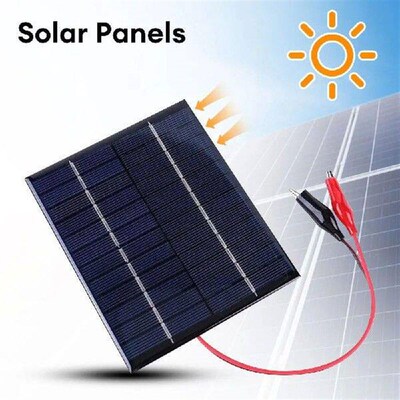 Solar Panel 2W 12V Polysilicon Epoxy Panels Portable Solar