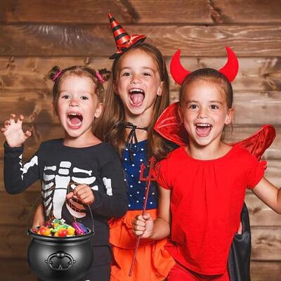Large Wizard Witch Cauldron Decoration Prop Halloween Partie