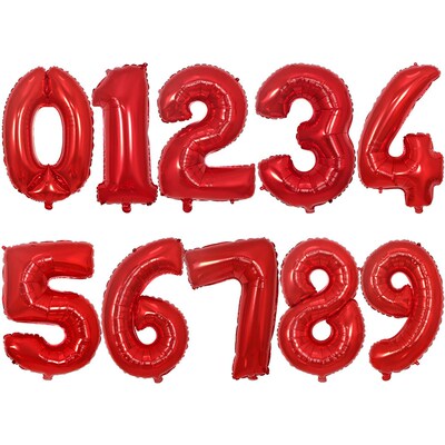 Black 32inch Fat Digital Balloons for Kids Birthday Party We