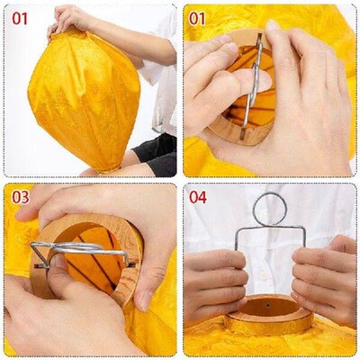 12/14 inch Chinese Ancient Style Lantern Satin Silk Palace