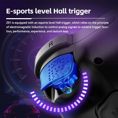 Z01 Wireless Gamepad Gaming Controller Wake up Joystick 6-ax