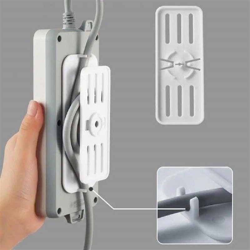 Power Strip Fixer Convenient Home Office Adhesive Socket