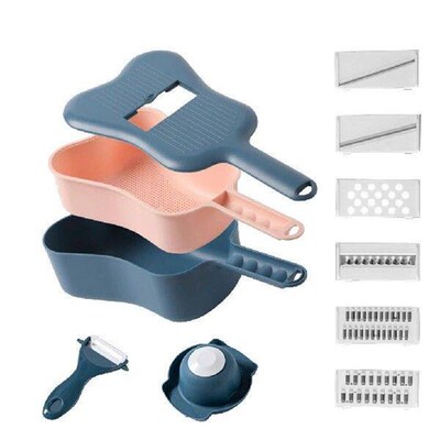 Vegetable Grater Basket Plastic Stainless Steel Fruit