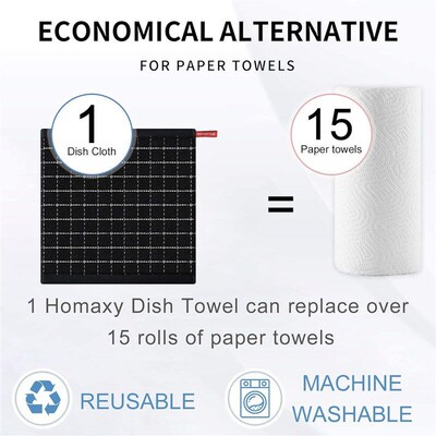 Kitchen Dish Cloths Towels for Kitchen Drying Washing