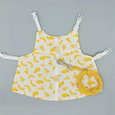 Rabbit Clothes  with Traction Rope   Small Pet Leash Vest