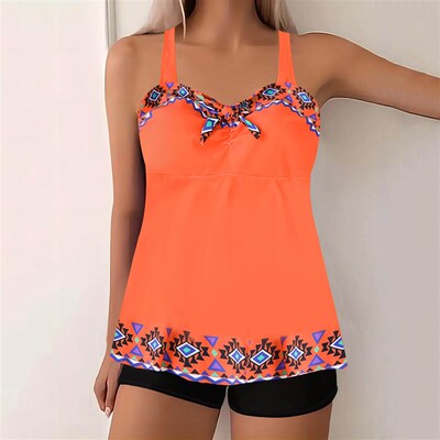 Swimsuit Color Printed Swimsuit Triangle Bikini Split