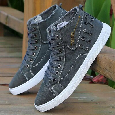 Canvas Shoes for Men   New Mens Casual Shoes High Top
