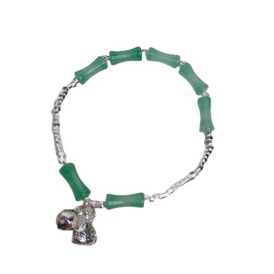 Natural Stone Bamboo Stitching Brlet Womens Cold Style Girl