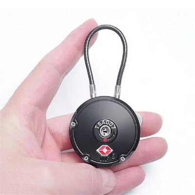 Suitcase Pad with Steel Cable Anti-Theft Customs Code