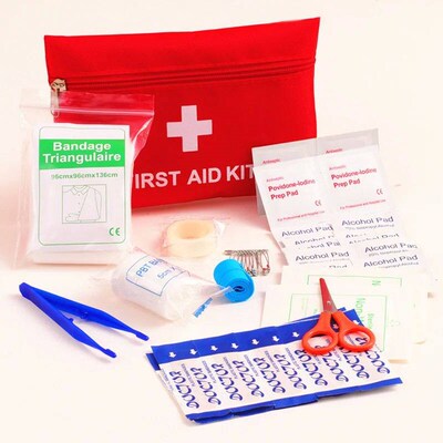 14 Items/Set Person Portable Outdoor Waterproof First Aid Ki