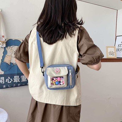New Style Bag Womens Ins College Style Cute Soft Girl Shoul