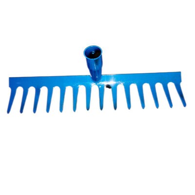 Gardening Rake Head with 14 Teeth Sprayed Plastic Integrated