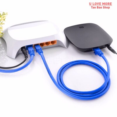 Blue Ethernet Internet LAN CAT5e Network Cable for Computer