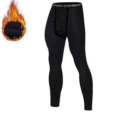 Winter Men Undershirts Thermal Underwear Thin Fleece Elastic
