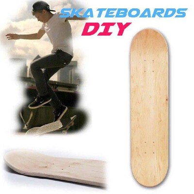 8inch 8-Layer Maple Blank Double Concave Skateboards