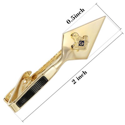 Freemason Masonic Tie Clip or Cufflinks for Men, Mens tie c