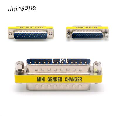 High Quality M-M DB25 Mini Gender Changer 25 Pin Converter A