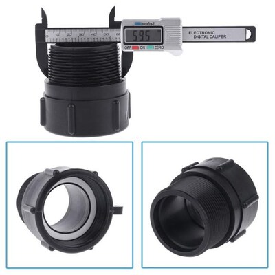 1000L IBC Tote tank Garden Hose heavy duty BSP adaptor barre