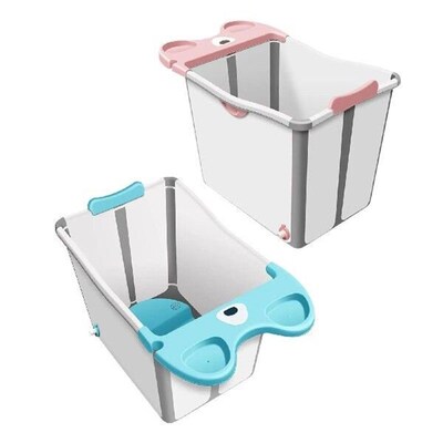 Foldable Bathtub with Seat Swimming Pool Easy to Store