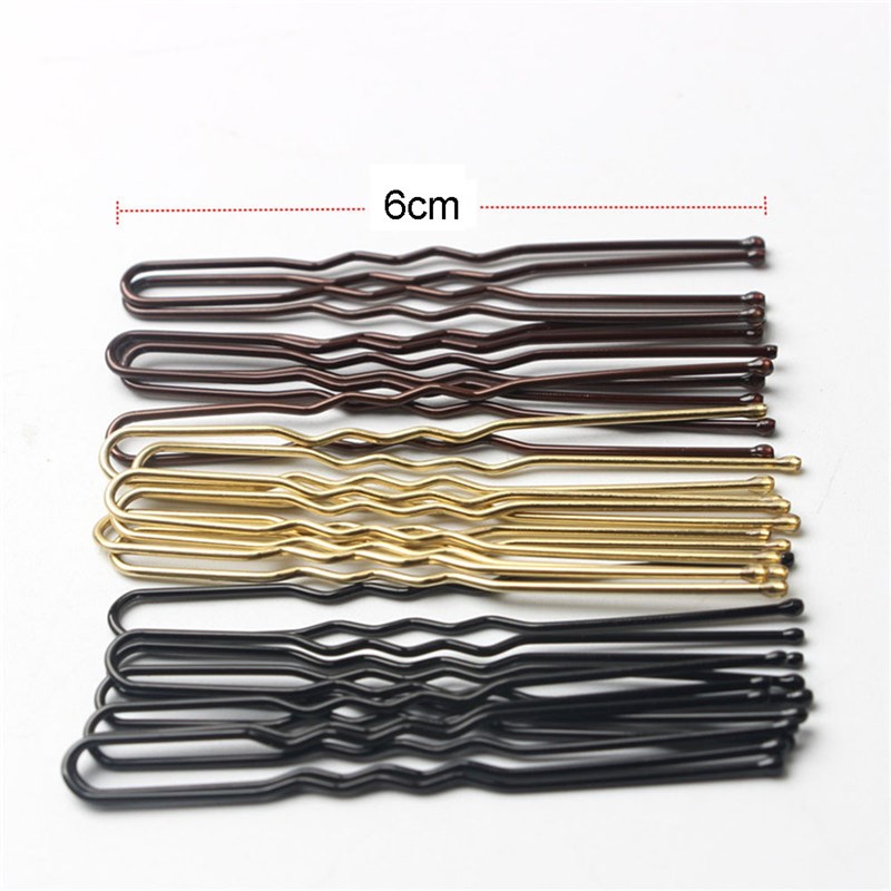 50 Pcs/Bag 6cm Hair Pins And Clips U Shaped Hairclip Bobby P