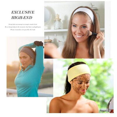 Towel Head Band Sweat Hairband Head Wrap Non-slip Sretchable
