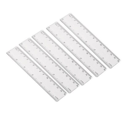 Clear Ruler Plastic Ruler15/20/30cm Drafting Tools Measurin0