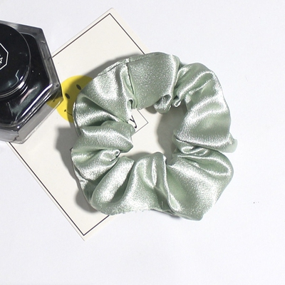 1Pcs Silk Scrunchie Elastic Handmade Multicolor Hair Accesso