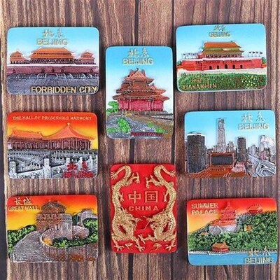 Beijing souvenir China fridge magnet  tourisSt great wall