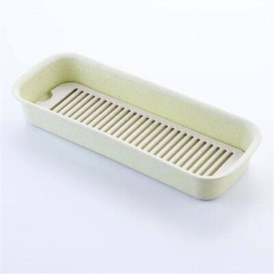 White Storage Box Drawer Packing Box Tray Food Grade Wheat