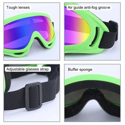 Skiing Goggles Cycling Motorcycle Windproof Goggles  Anti-fo