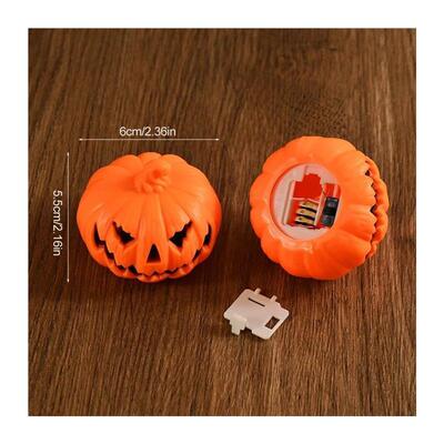 3Pcs Halloween Pumpkin LED Night Light Haunted House Horror
