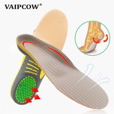 PVC Orthopedic Insoles Orthotics flat foot Health Sole Pad