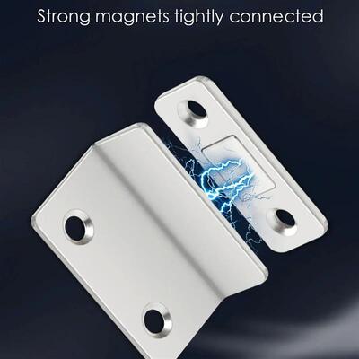 1pair Magnetic Door Catch Latch-Invisible Strong Adhesion, D