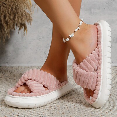 Slippers For Women Four Indoor Home Soft Bottom Household We