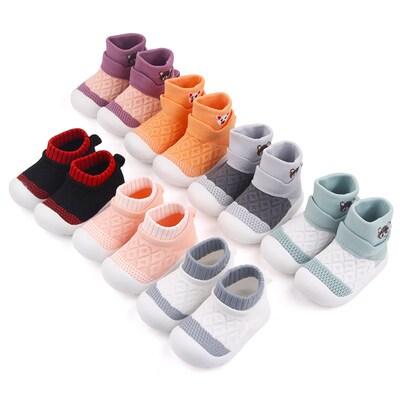 Baby Walker Shoes Spring Autumn Flyknit Breathable Infant Sh